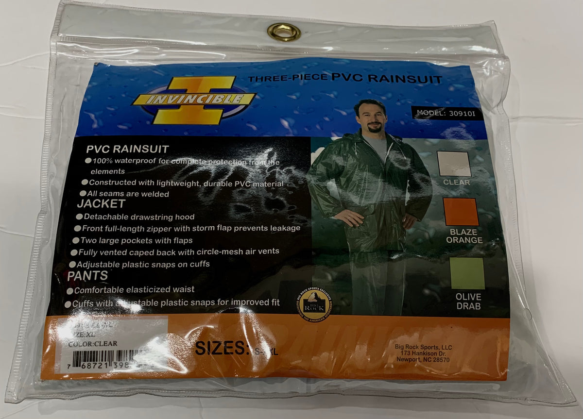 Invincible Rainsuit – Clearlake Bait & Tackle